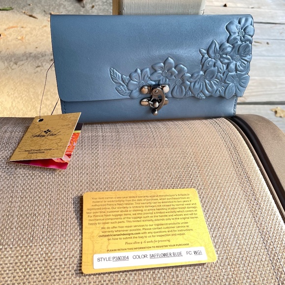 Patricia Nash | Bags | Patricia Nash Terresa Wallet Hand Cut Tooled ...